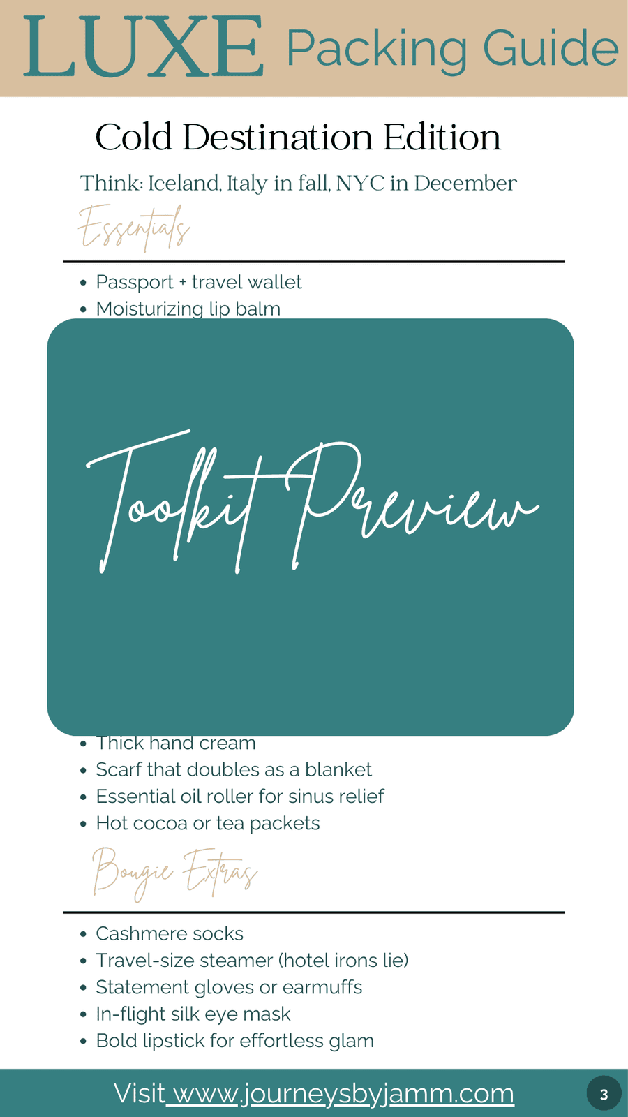 Toolkit Landing Page | Journeys By Jamm